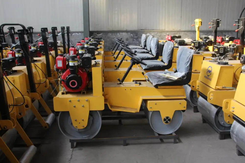 1 Ton Compactor Vibratory Roller Double Drum Soil Compactor Vibratory ...