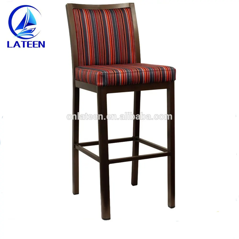 Commercial Bar Furniture Fabric Bar Stool Custom Material Nightclub ...