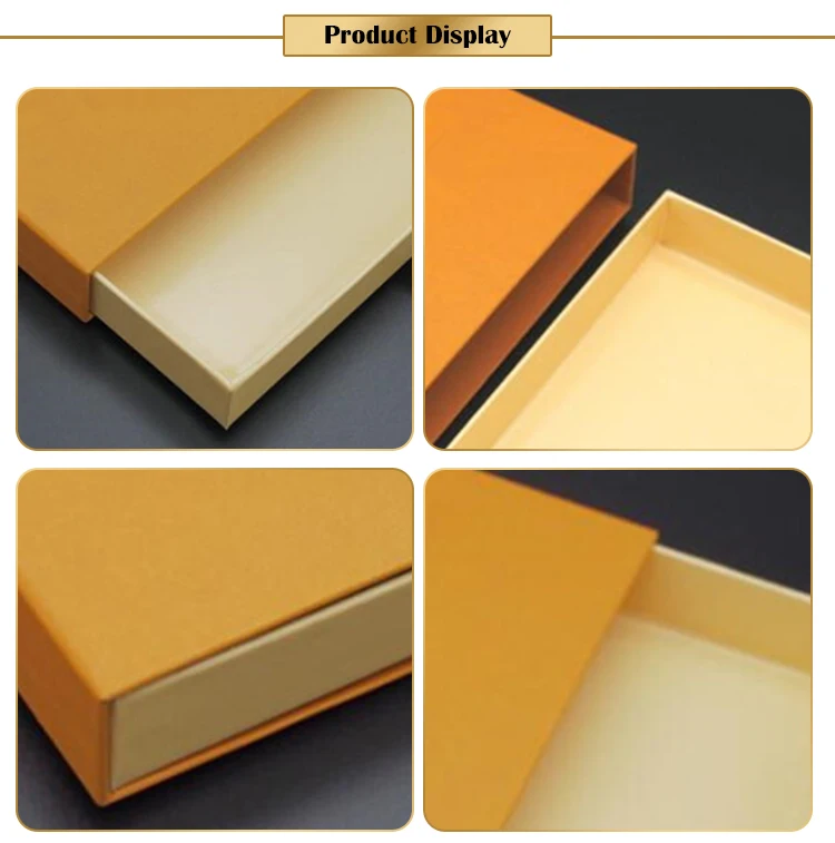 Custom Printing Gift Packaging Carton Drawer Paper Box,Folding Sliding ...