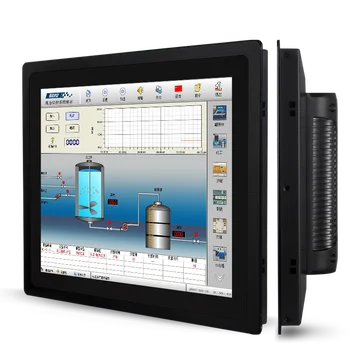 Industrial 12 Inch Rugged Monitors Ip65 Waterproof Bezel Full Flat 15 ...