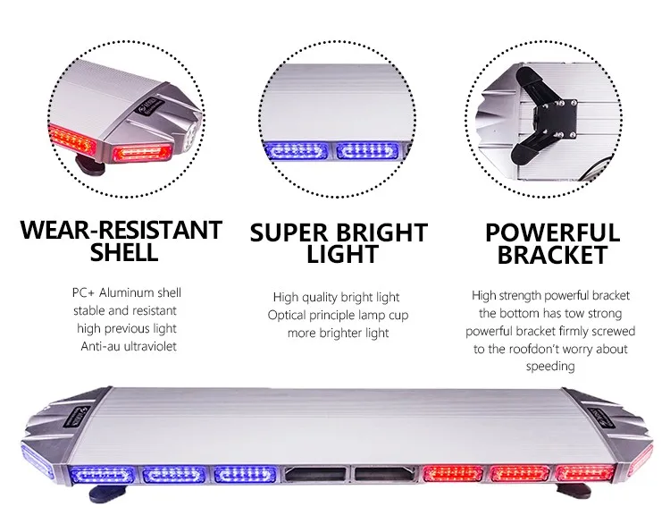 Full Size Police Led Light Bars For Emergency Vehicle - Buy Police ...