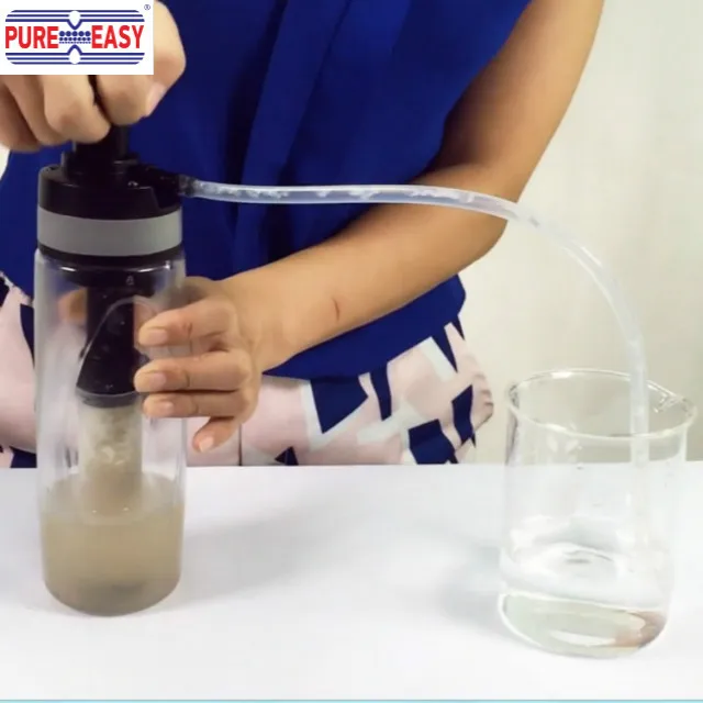 Permanent Transparent Water Bottle Filter, Waterfilter Bottle with ...