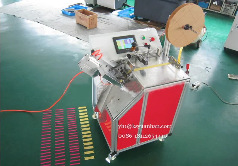 Satin Ribbon Label Cutting Machine/ultrasonic Digital Label Cutter ...