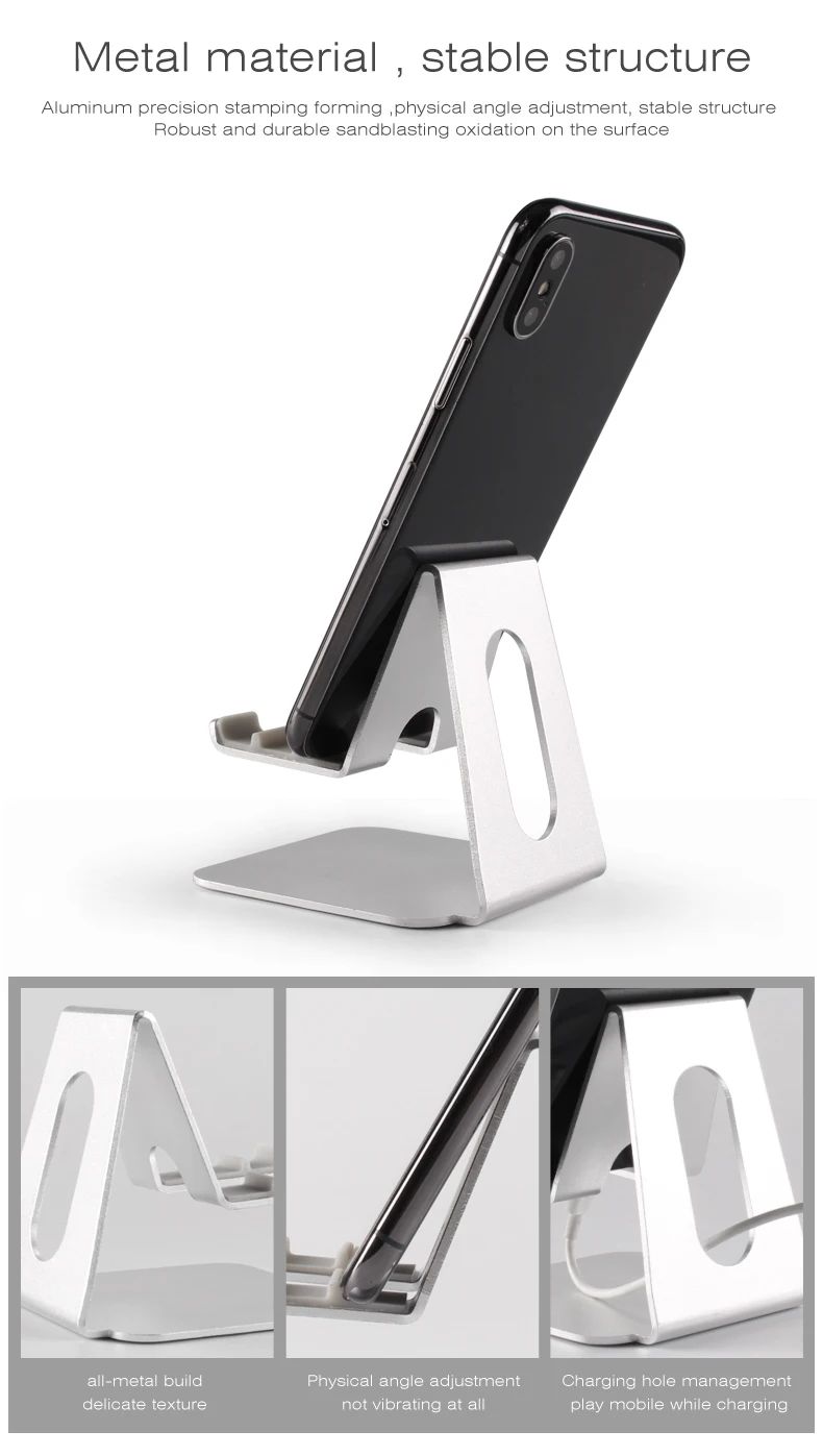 Wholesale Desktop Facetime Holder - Aluminum Cell Phone Stand