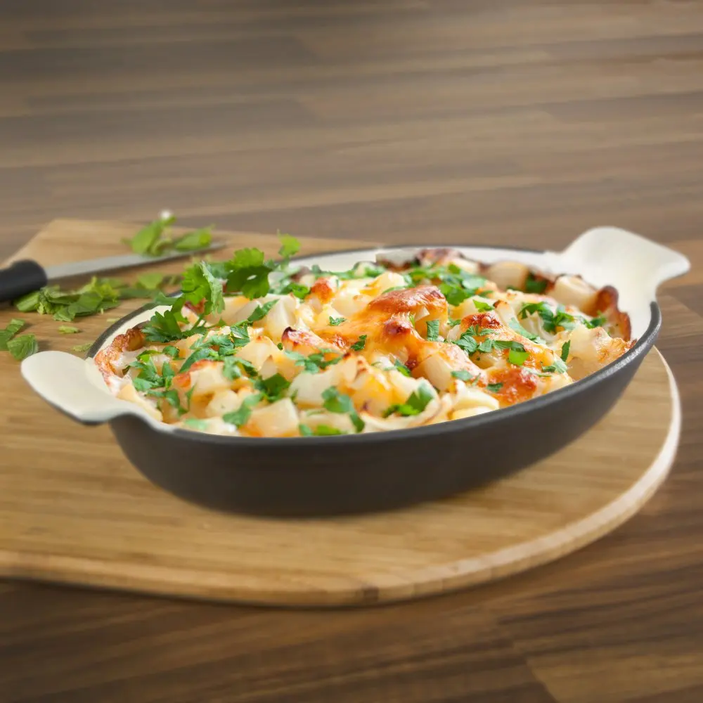 Enameled Shallow Cast Iron Fish Shaped Baking Pan - Buy Fish Shaped ...