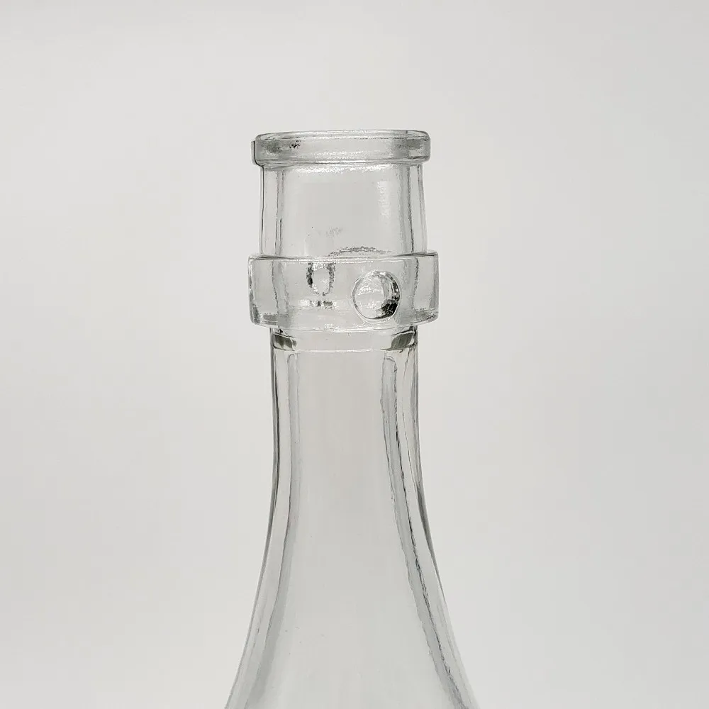 Custom Glass Bottle - 700ml Long Neck Skull Shape