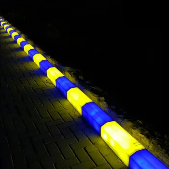Wholesale Led Light Plastic Curb Stone Road Side Pavement,Led Pavement ...