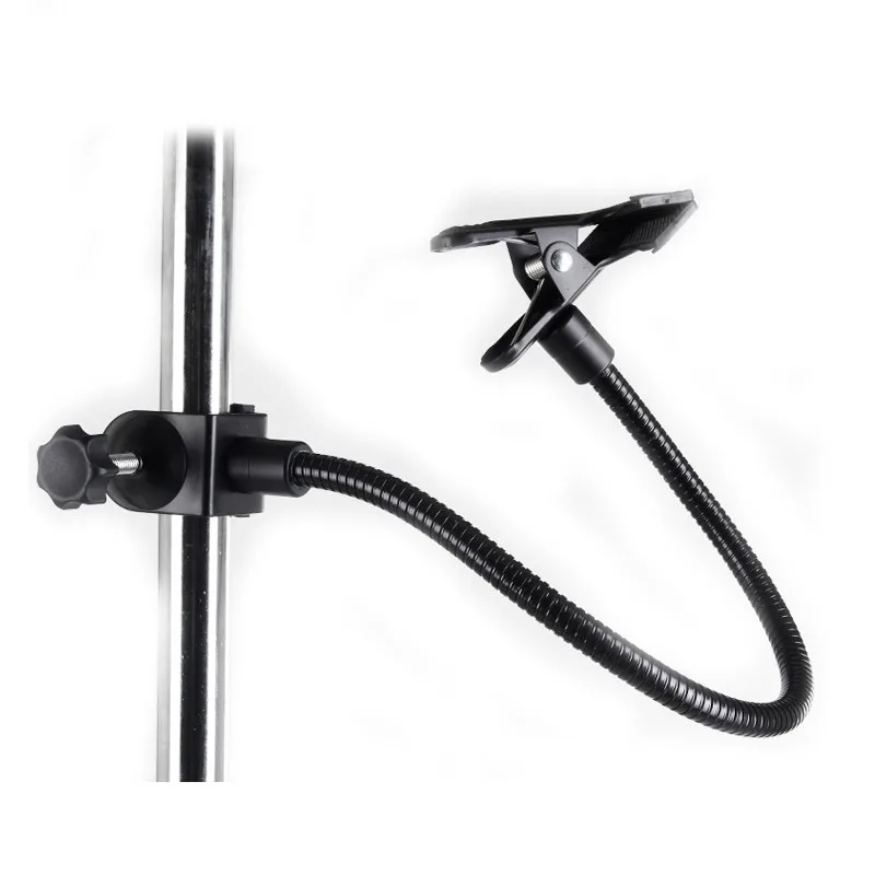 Double Clip Camera Mount - Flexible Gooseneck Arm