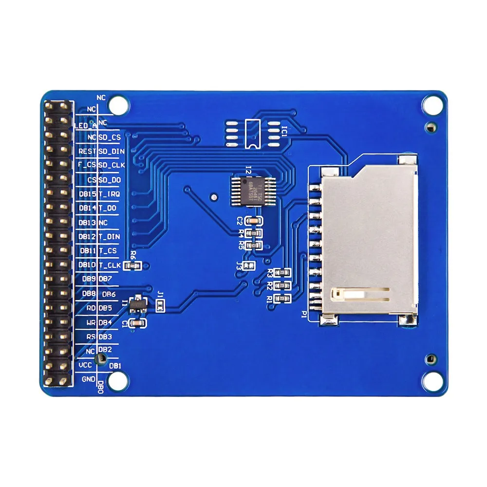 2.4 Inch Tft Lcd Color Screen Module With Touch Ic Sd Ili9341 Card For ...