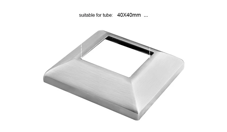 Stainless Steel Handrail Base Covers - Durable & Stylish