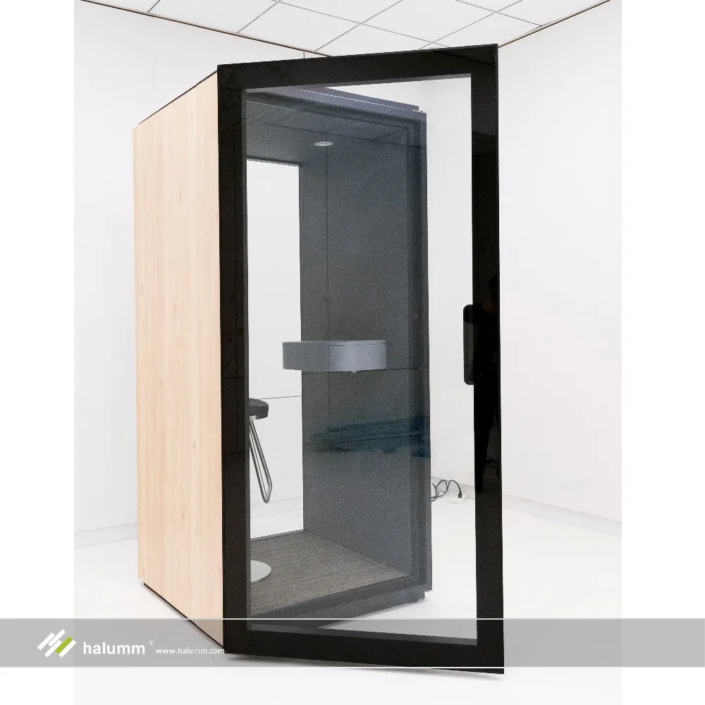 Soundproof Metal Telephone Booth - Privacy & Convenience