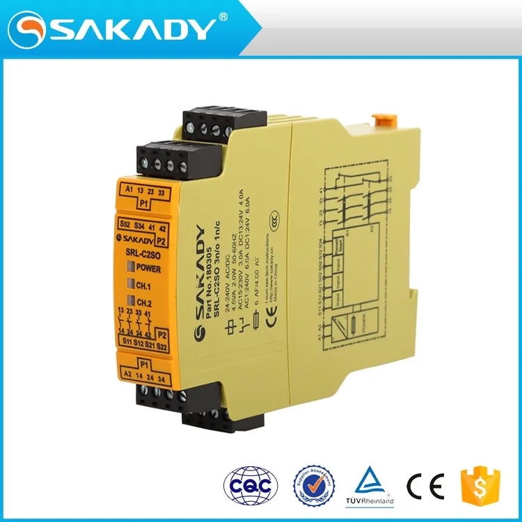 Safety Relay 24vac Dc Sr-e16p - Buy Dc Voltage Controlled Relay,24v Dc ...