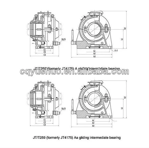 Marine Gliding Intermediate Bearing/ Thrust Bearig For Ship - Buy ...