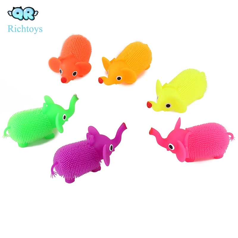 Flashing Puffer Ball - Cute Elephant Light-Emitting Toy