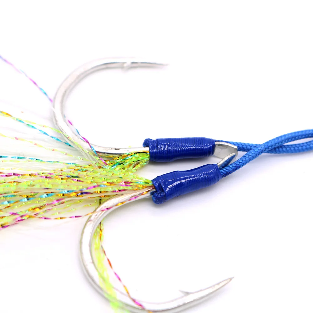 Slow Jigging Assist Hooks 1/0 2/0 3/0 4/0 5/0 7/0 Assist Jigging Hooks ...