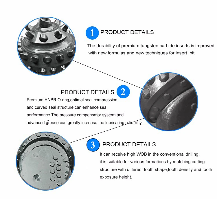 Api Hat 537 14 3/4" New Tic Tircone Drill Bits For Oil Well Drilling ...