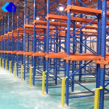 Warehouse Storage Forklift Drive In Freezer Use Q345 Steel Cold Storage ...