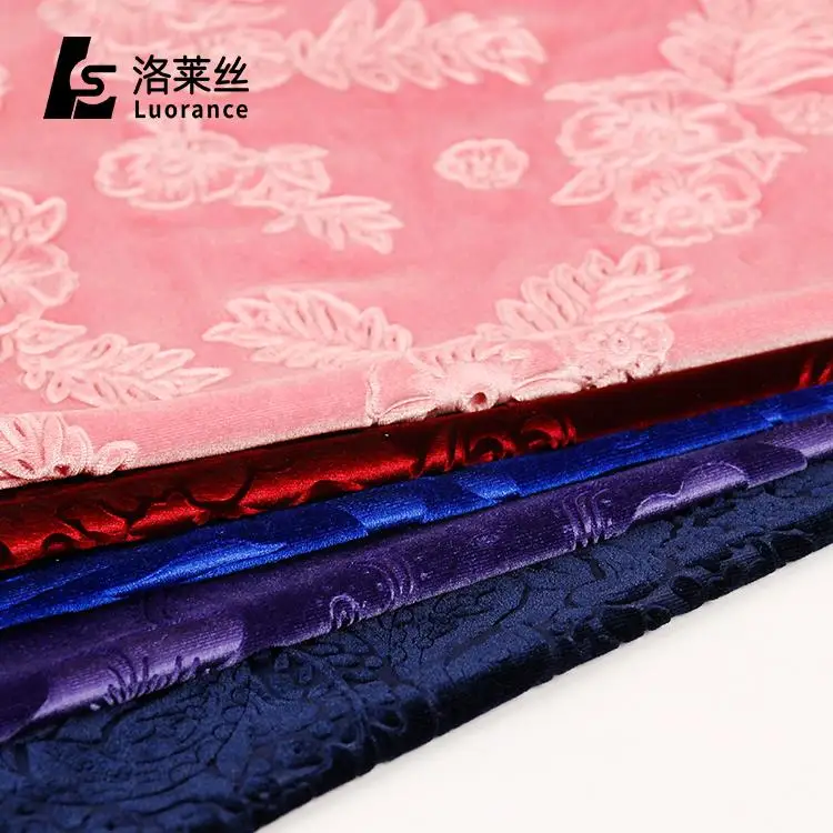 Hot Sale 3d Embossed Velvet Fabric - Buy Embossed Velvet Fabric ...