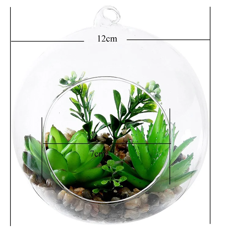 Mini Decorative Round Glass Hanging Terrarium Kit - Buy Glass Hanging ...