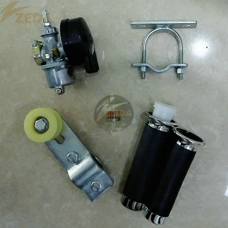 80cc Electric Starting Gasoline Powered 2 Stroke Gas Bicycle Engine Kit ...