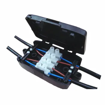 4 Pole Junction Box With Screwless Push Wire Connector For Led Light ...