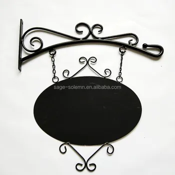 Metal Scroll Design Hanging Sign Holder/ Hanging Sign Post Hooks - Buy ...