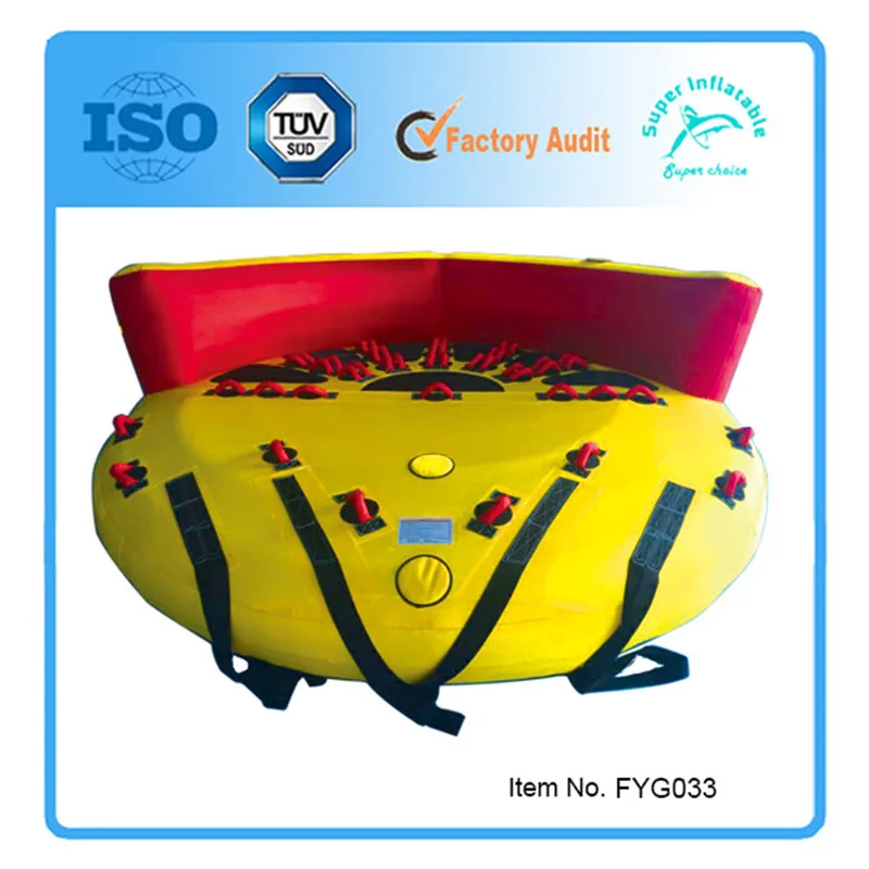 Inflatable Large 4 -6 Persons Crazy Ufo Flying Towable Tube For Sale ...