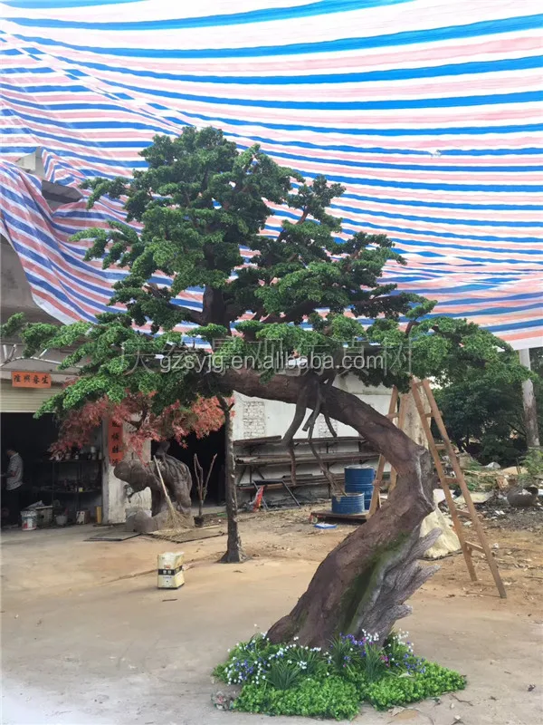 Artificial Ceiling Tree Upside Down Tree Indoor Exhibition Hall Hanging ...