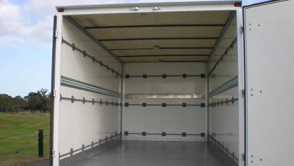 China Curtain Side Dry Cargo Truck Body Van Box For Sale - Buy Curtain ...