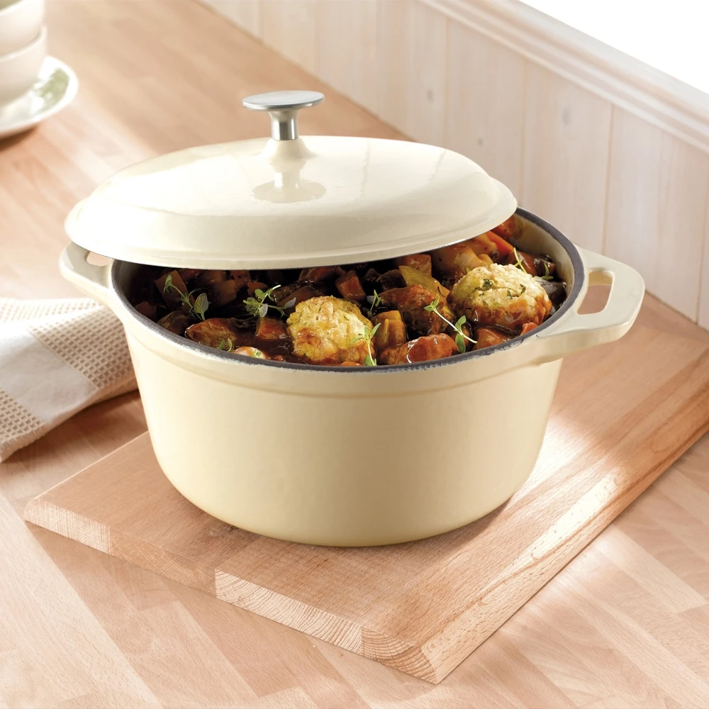 Wholesale 4pcs Enamel Cast Iron Hot Pot Casserole Set Cookware - Buy ...