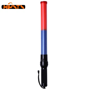 Safety 6 Led Traffic Control Hand Held Signal Baton Red Flashing/steady ...