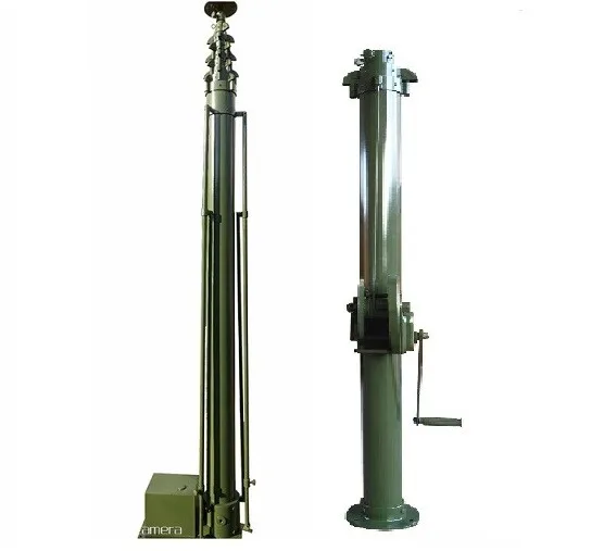 10m Electro-Mechanical Aluminium Telescopic Masts for Lightning Arrestor