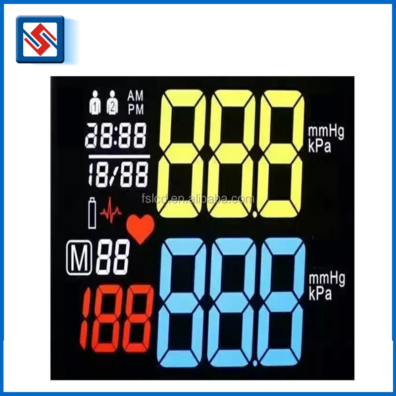 Custom Digit Segment Lcd Display Small Transparent Lcd Module Tn Positive Numeric 7 Segment Lcd ...