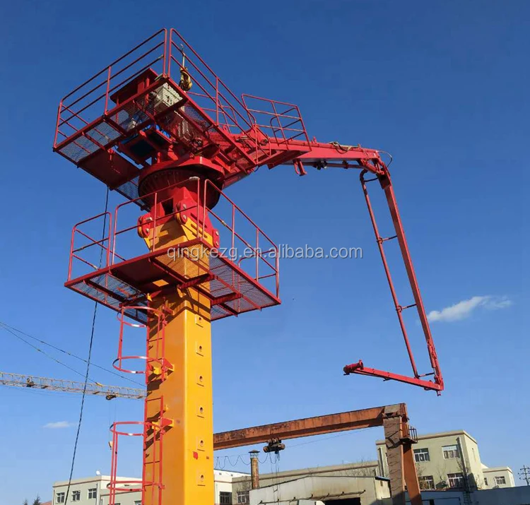 Tower Crane Placing Of Concrete Pump Hose Length - Buy Concrete Pump ...