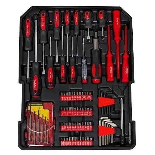 Complete Socket Set Car Repair Tool Kit 256pcs Trolley Kraft Tech Tools ...