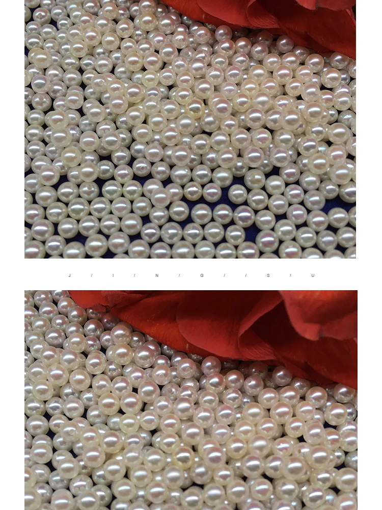 Wholesale Top Quality Half-drilled Loose Akoya Cultured Pearls In Size ...