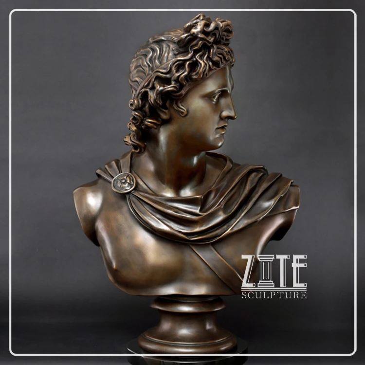Popular Style Brass Apollo Bust Sculpture - Buy Brass Apollo Bust ...