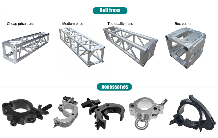 F34 Aluminum DNA Twisted Truss - Unique Display Solution