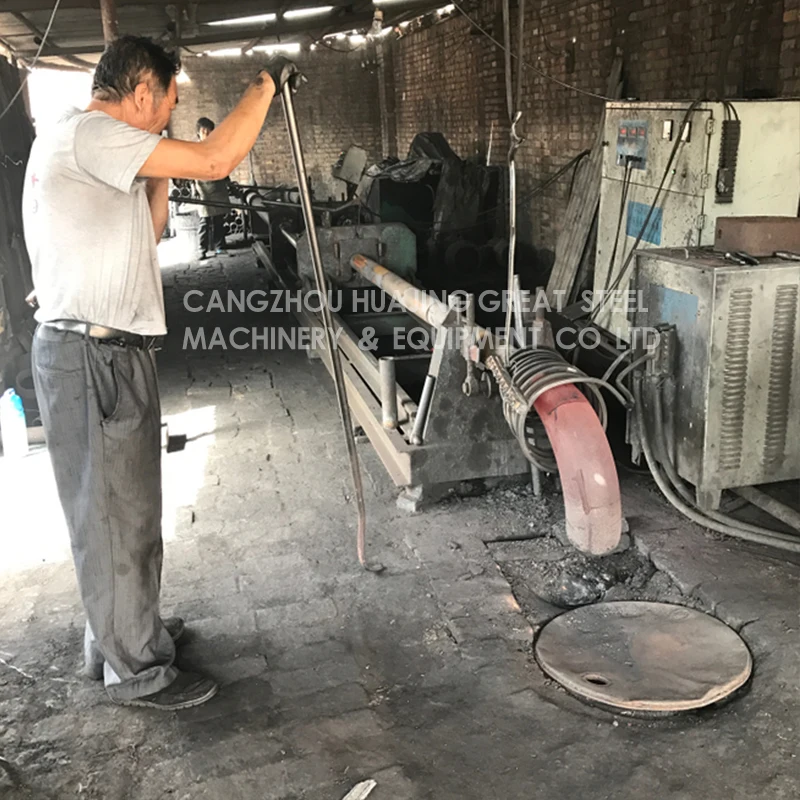 Elbow Mandrel Press Hot Forming Machine Induction Heating System ...