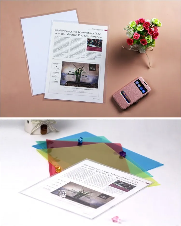 A4 size L shape folder 2 page holder with model type CH310| Alibaba.com