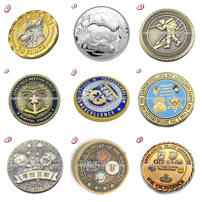 Wholesale Custom Own Logo Metal 3d Souvenir Challenge Coin - Buy ...