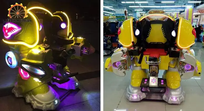 Children Shopping Mall Walking Robot Ride Remote Control Kids Amusement ...