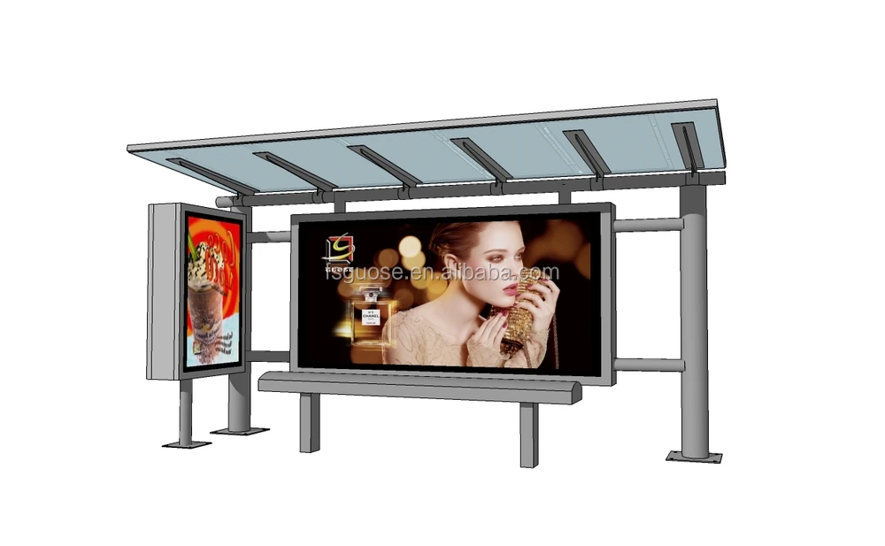 Outdoor Advertising Bus Stop Bench/bus Station Waiting Chairs With ...