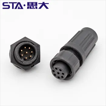 Ltw Z108 Straight Male And Female Electrical Connector,Ip67 2 3 4 5 6 7 ...