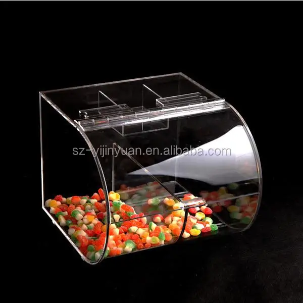 Wholesale Stackable Acrylic Candy Display Case - Supermarket Use