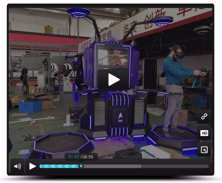 Vart Htc Vive 9d Vr Magic Interactive Machine Standing Vr Simulator ...