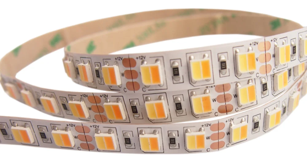 Dc24v Dual White 2500k - 6000k Led Flexible Led Strip Light High Lumens ...
