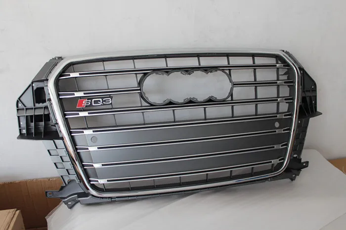 Front Bumper Grilles For Audi Q3 8u Change To S3 Chrome Front Grille ...