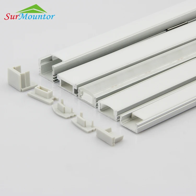 Tubo De Perfil De Aluminio Led 3m,Perfil Led Para Tira De Luz Led De ...