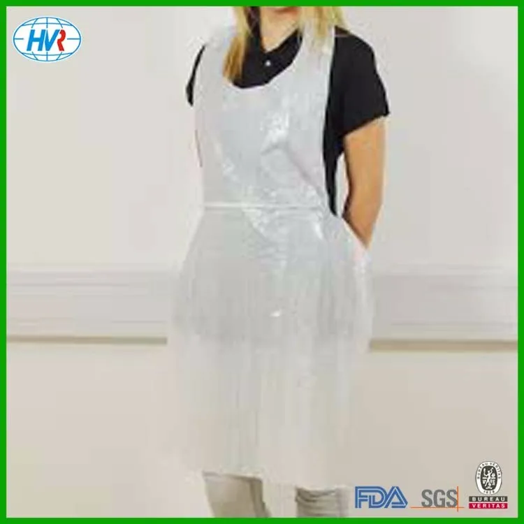 Eco-friendly Pe Disposable Clear Plastic Aprons - Buy Plastic Apron ...
